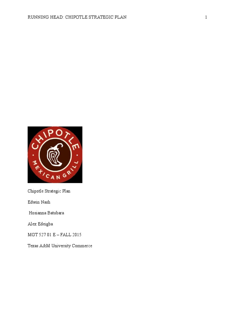 Chipotle Strategic Plan Overview | PDF | Chipotle Mexican Grill | Board ...