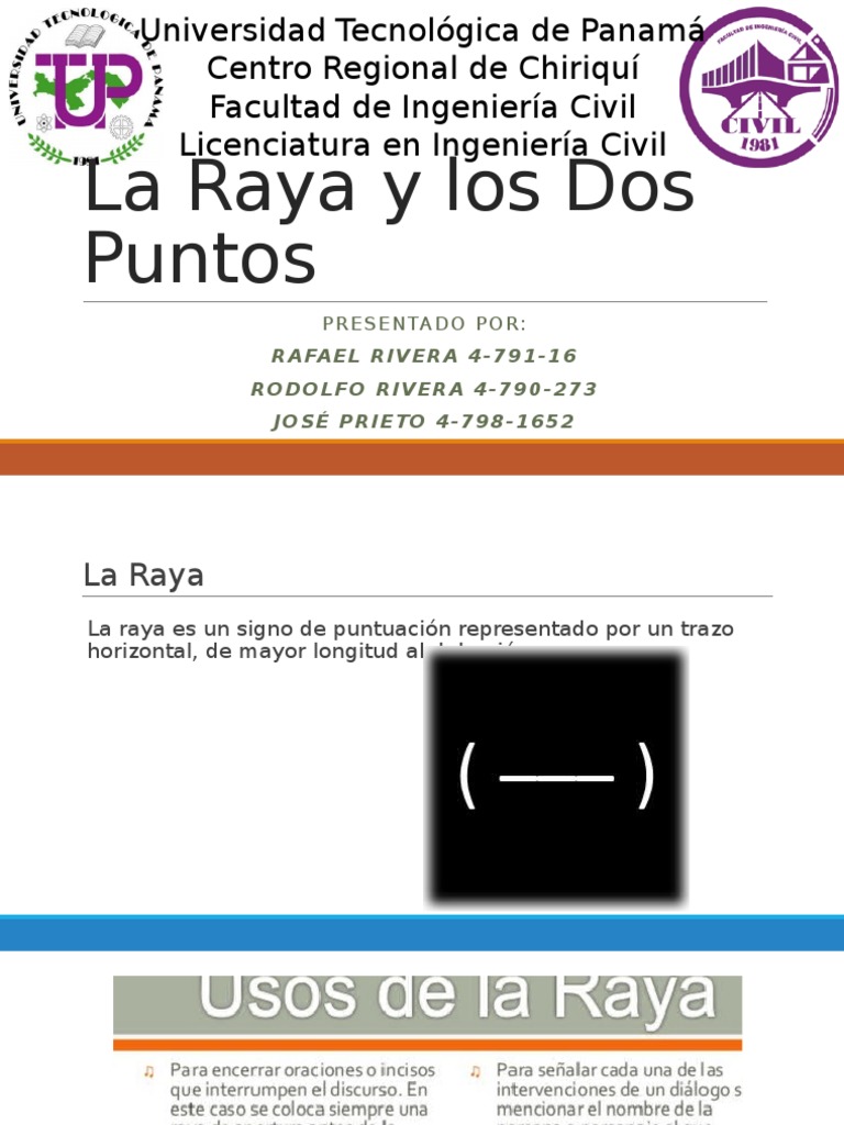 La Raya y Los Dos Puntos | PDF