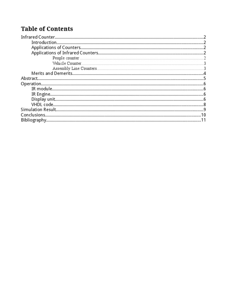 IR Counter Report | PDF | Electronics | Electronic Engineering
