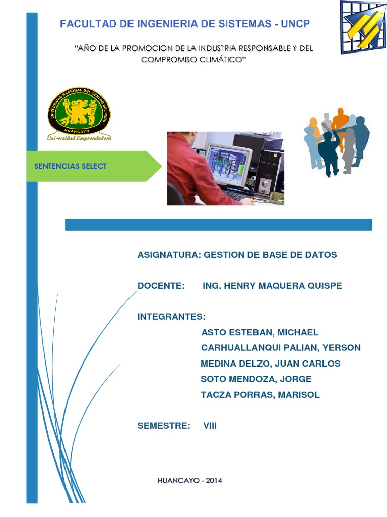 Sentencia Select | PDF | SQL | Bases de datos