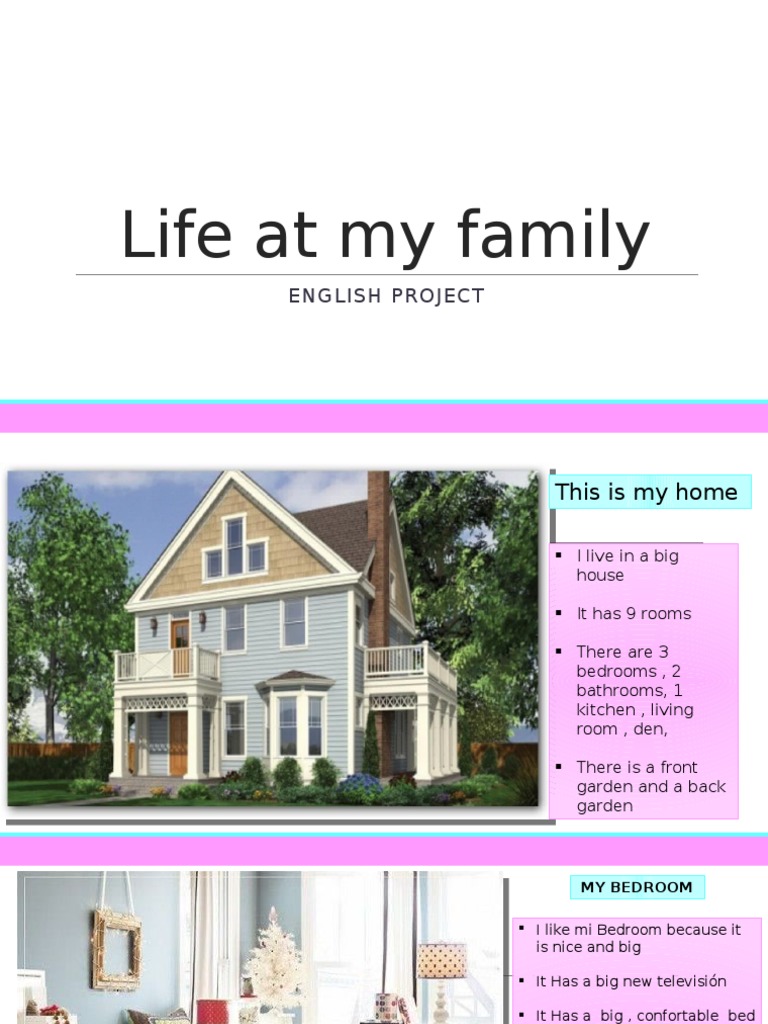Life at My Family: English Project | PDF | Cooking, Food & Wine | Home ...
