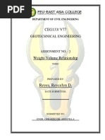 Geotechnical Engineering Formulas: γ kg m lb ft g cm G W e= V V S= V V ...