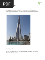 Case Study on Burj Khalifa Dubai | Elevator | Deep Foundation