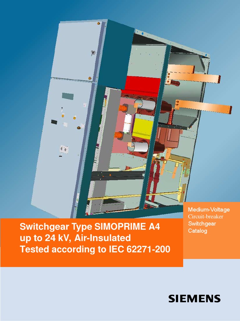 SIMOPRIME A4 Switchgear Overview | PDF | High Voltage | Fuse (Electrical)