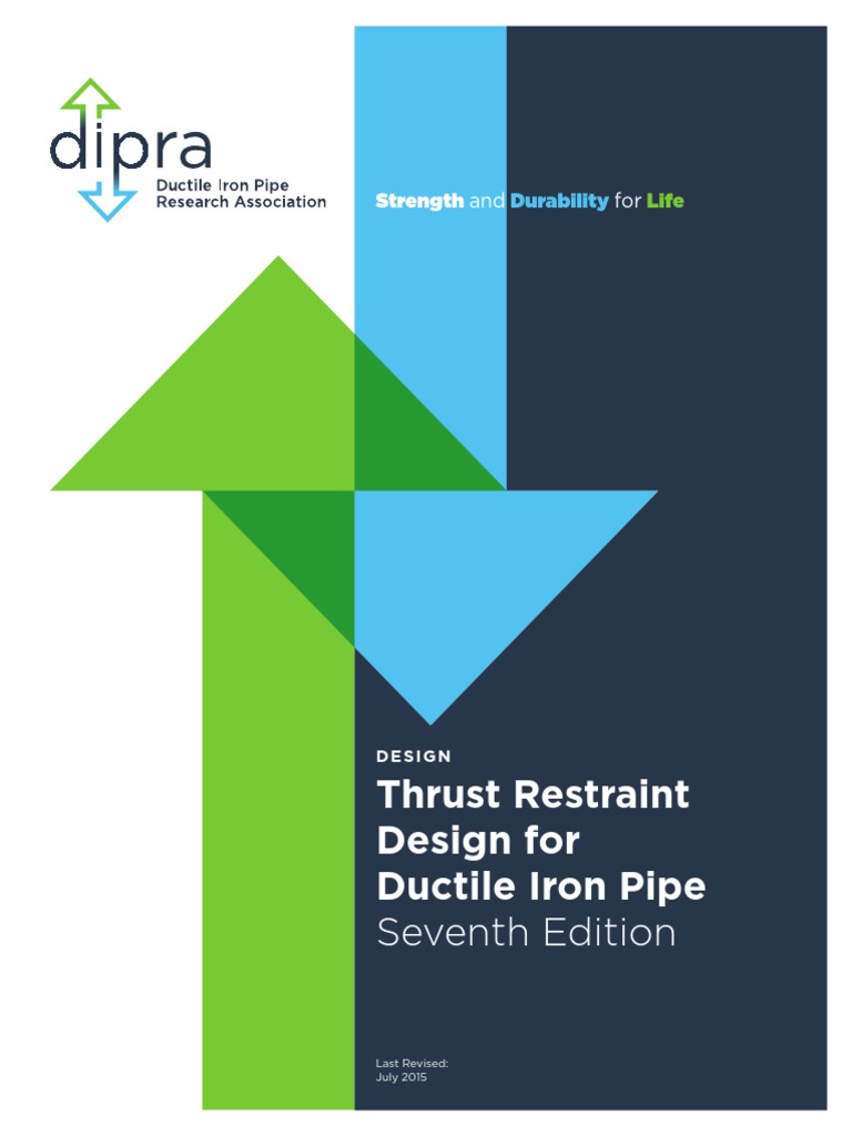 Thrust Restraint Design For DI Pipe | PDF | Force | Pipe (Fluid Conveyance)