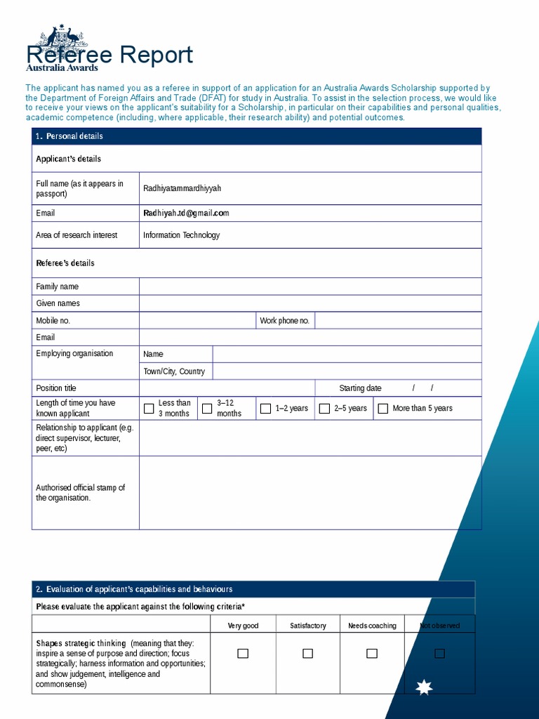 Contoh Surat Rekomendasi AAS | PDF | Leadership | Doctor Of Philosophy