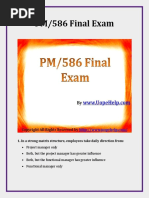 PROJECT MANAGEMENT Final Exam | PDF | Project Management | Evaluation