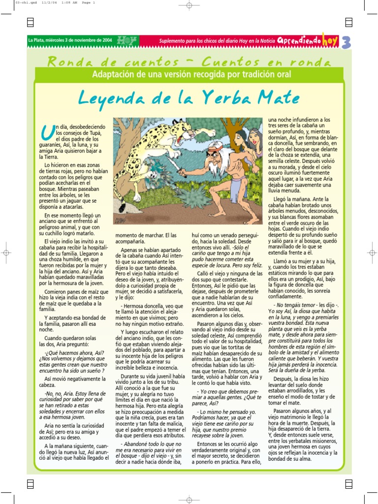 Leyenda de la Yerba Mate | PDF