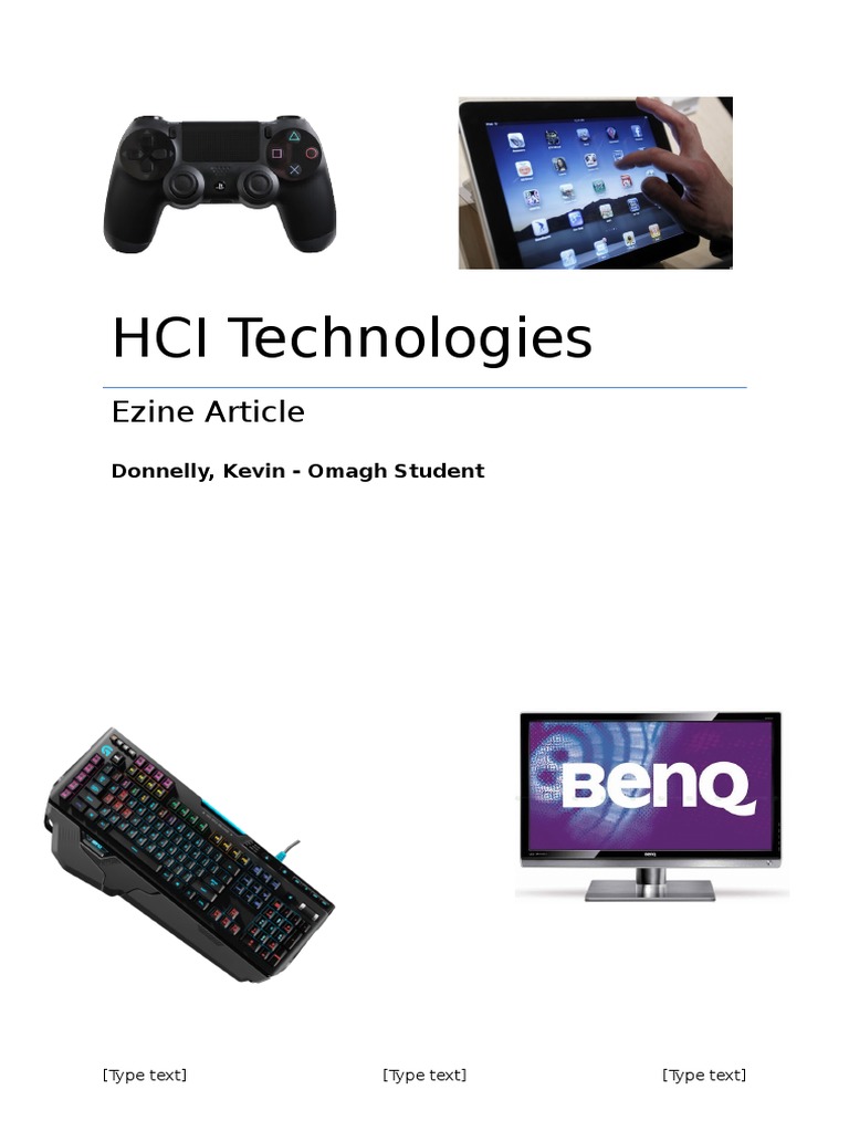Assignment 1 Hci Technolgies | PDF | User Interface | Graphical User Interfaces