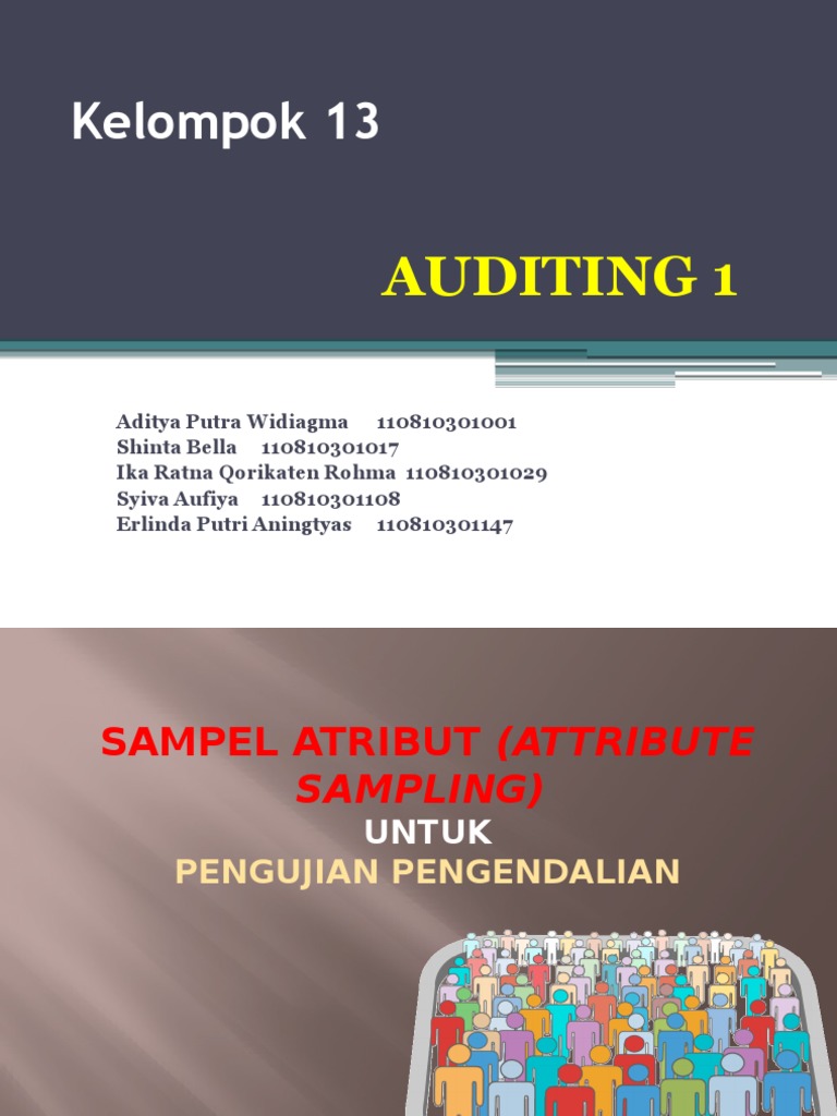 Sampel Atribut (Attribute Sampling) Untuk Pengujian Pengendalian | PDF