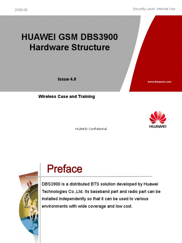 Huawei GSM Dbs3900 Hardware Structure-20080807-Issue4.0 | PDF ...