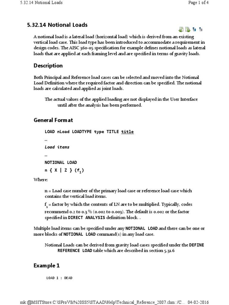 Notional Loads Explained | PDF | Computer Engineering | Software ...