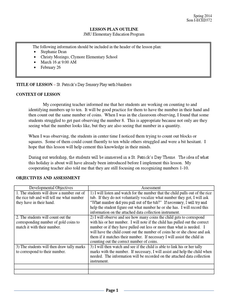 Eced Lesson Plan Workshop | PDF | Lesson Plan | Quality Of Life