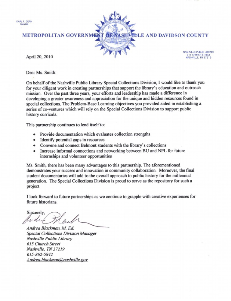 Partnership Letter | PDF