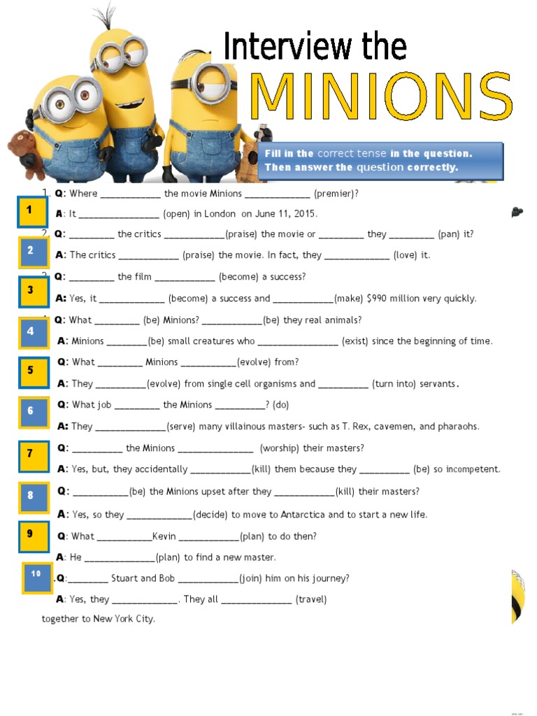 Minions Past | PDF | Language Arts & Discipline