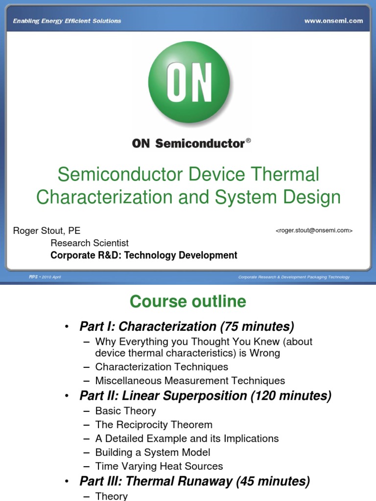 Semiconductor Thermal Design | PDF | Field Effect Transistor | Mosfet