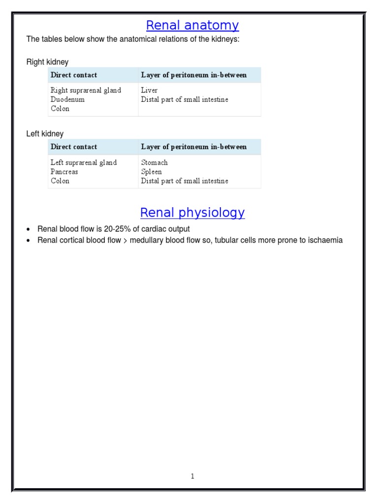 Nephrology Notes 2015 | PDF | Renal Function | Chronic Kidney Disease