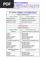 Paradigma Verbal Completo | PDF | Verbo | Sintaxis