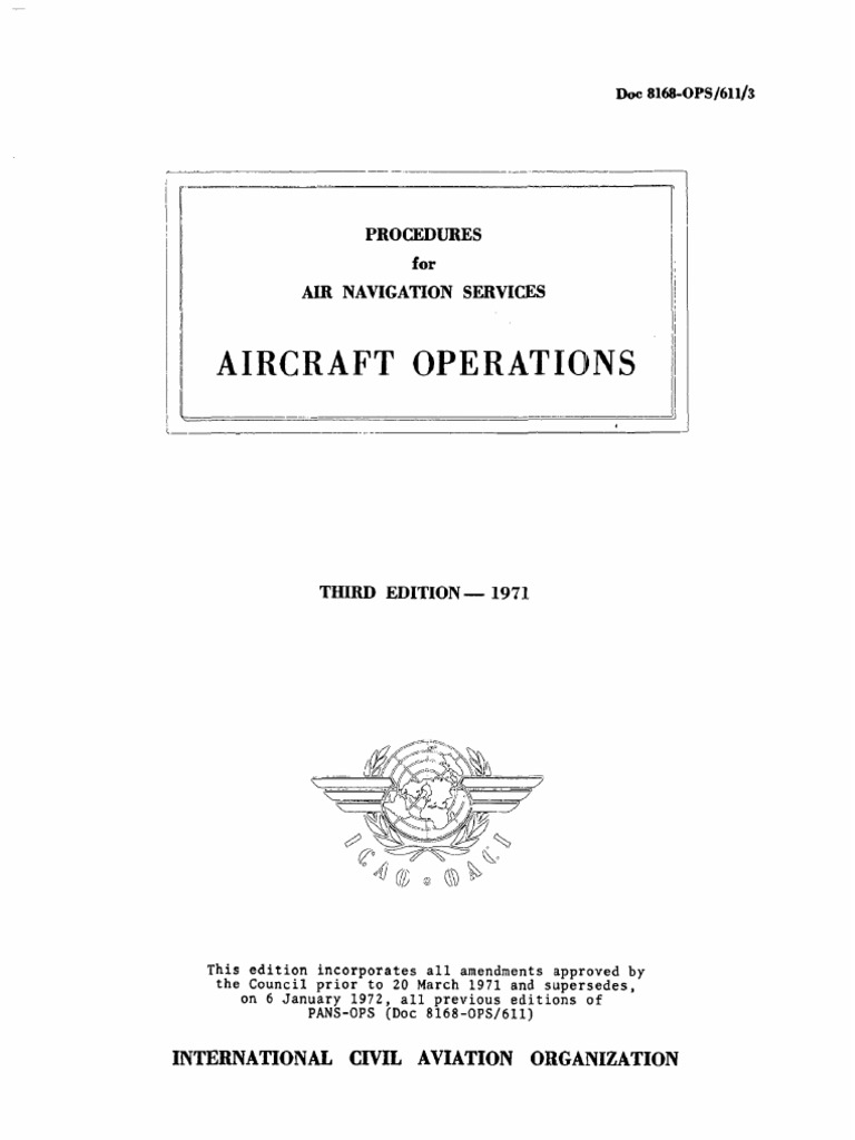 8168 - Aircraft Operations - Flight Procedures (Vol III) | PDF ...