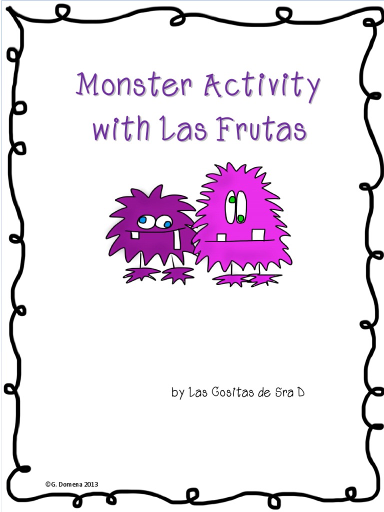 Spanish Fruit Activity for Kids | PDF | Language Arts & Discipline