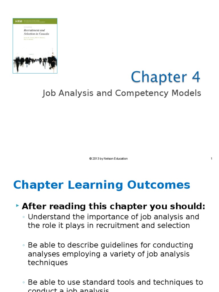 06 Job Analysis and Competency Models | PDF | Competence (Human ...