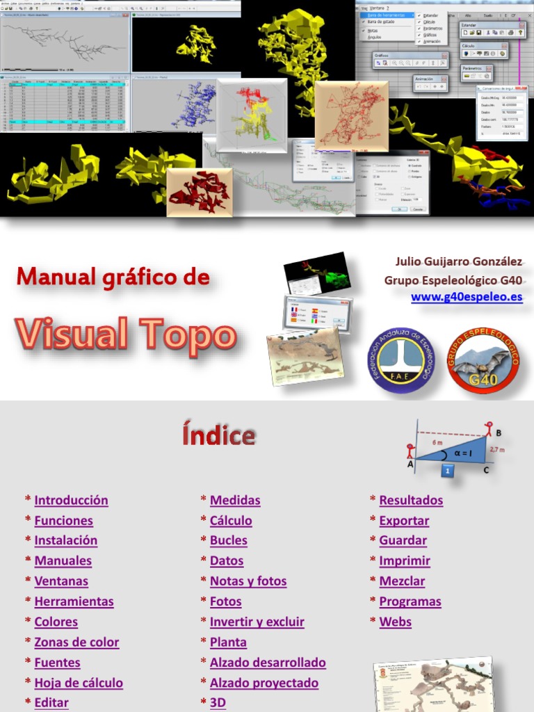 Manual de Visual Topo para Espeleología | PDF | Ventana (informática ...