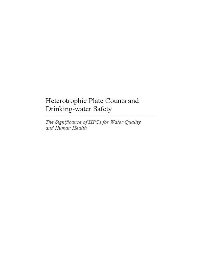 HPC Full | PDF | Bottled Water | Drinking Water