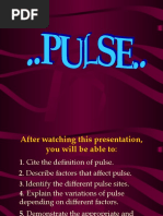 Peripheral Pulse Assessment Guidelines | PDF | Pulse | Vein