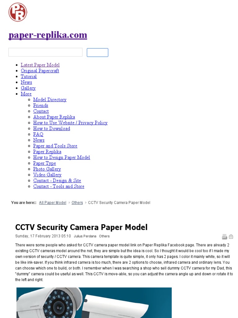 Tutorial Craft CCTV | PDF | Closed Circuit Television | Portable ...