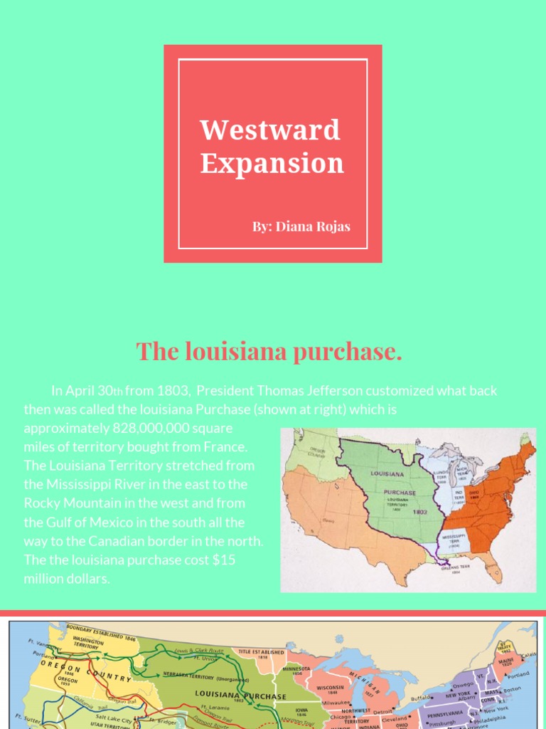Westward Expansion | PDF | Louisiana | Louisiana Purchase
