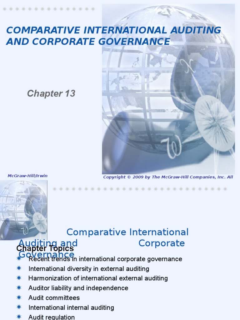 Comparative International Auditing and Corporate Governance: Mcgraw-Hill/Irwin Rights Reserved ...
