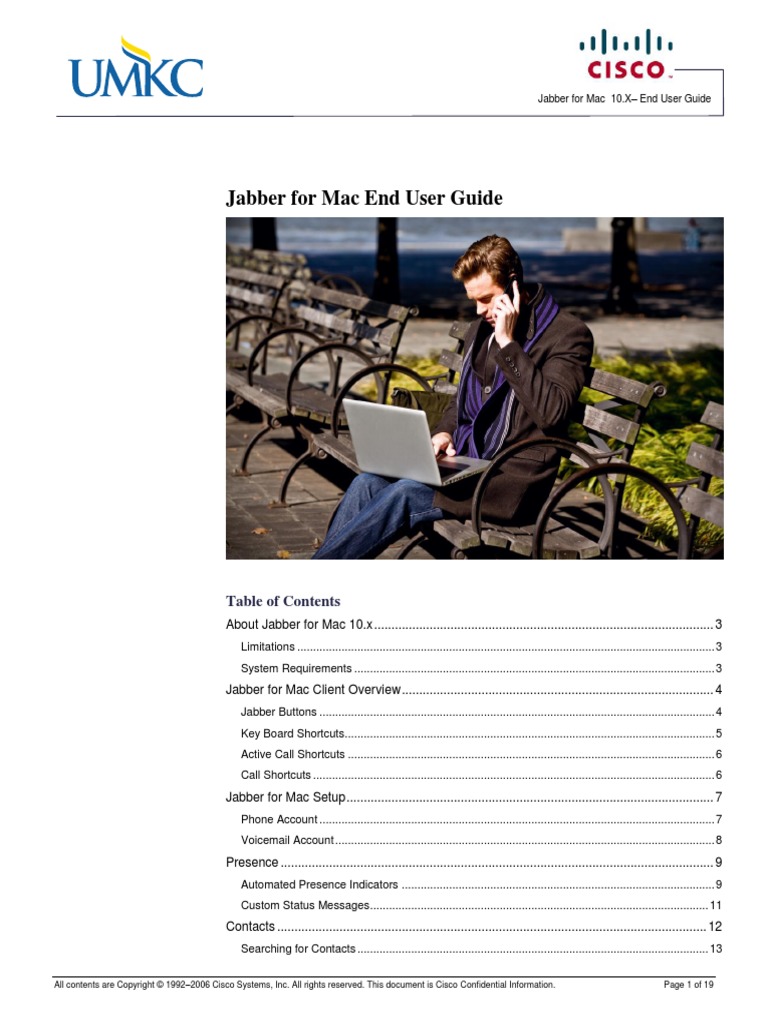 JabberMac10x End User Guide UMKC | PDF | Mac Os X Leopard | Mac Os