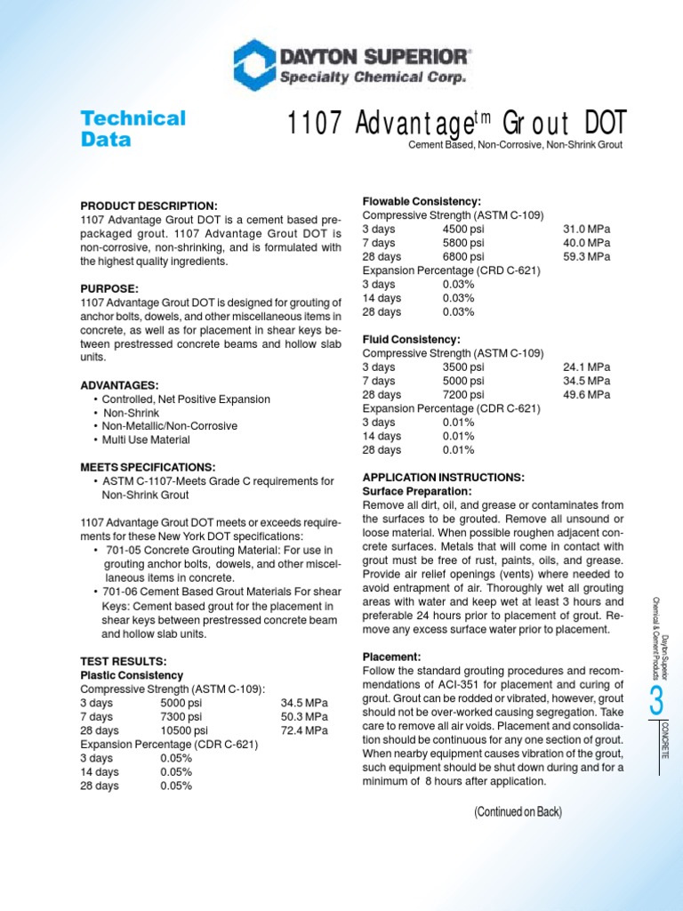 1107 Advantage Grout Dot | Damages | Punitive Damages