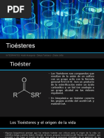 Tioesteres Quimica | PDF