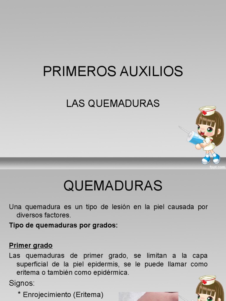 Primeros Auxilios | Descargar gratis PDF | Quemar | Piel