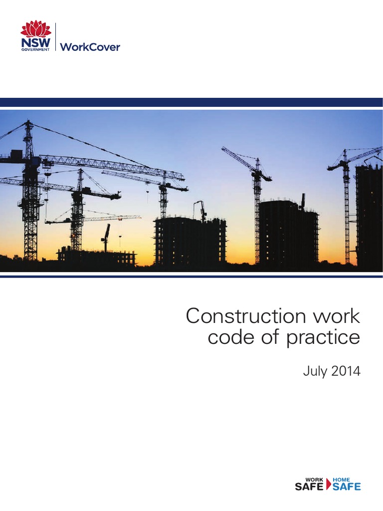 Construction Work Code Practice 3842 | Download Free PDF | Occupational ...