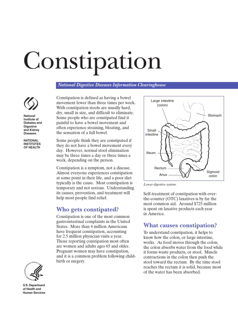 Constipation | PDF | Constipation | Rectum