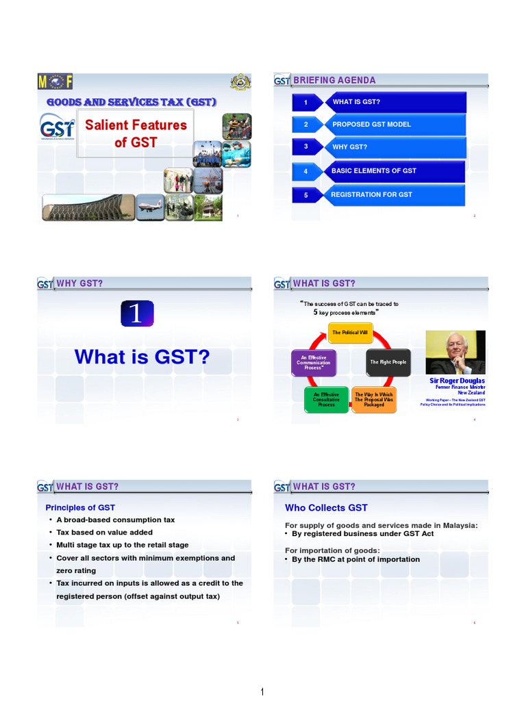 Malaysia GST Presentation | PDF | Value Added Tax | Invoice