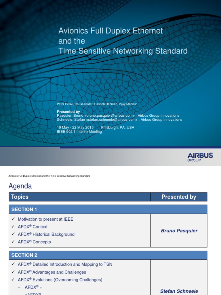 TSN Schneele AFDX 0515 v01 - 2 | PDF | Ethernet | Computer Network