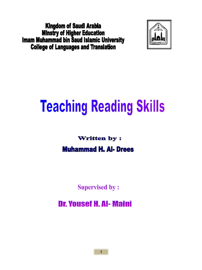 Teaching Reading Skills | PDF | Reading (Process) | Reading Comprehension
