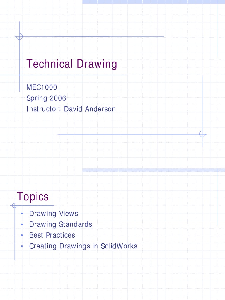 Technical Drawing - | Technical Drawing | Geometry