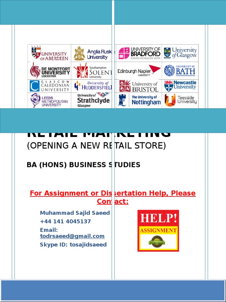 Retail Store Business Plan | PDF | Retail | Fashion