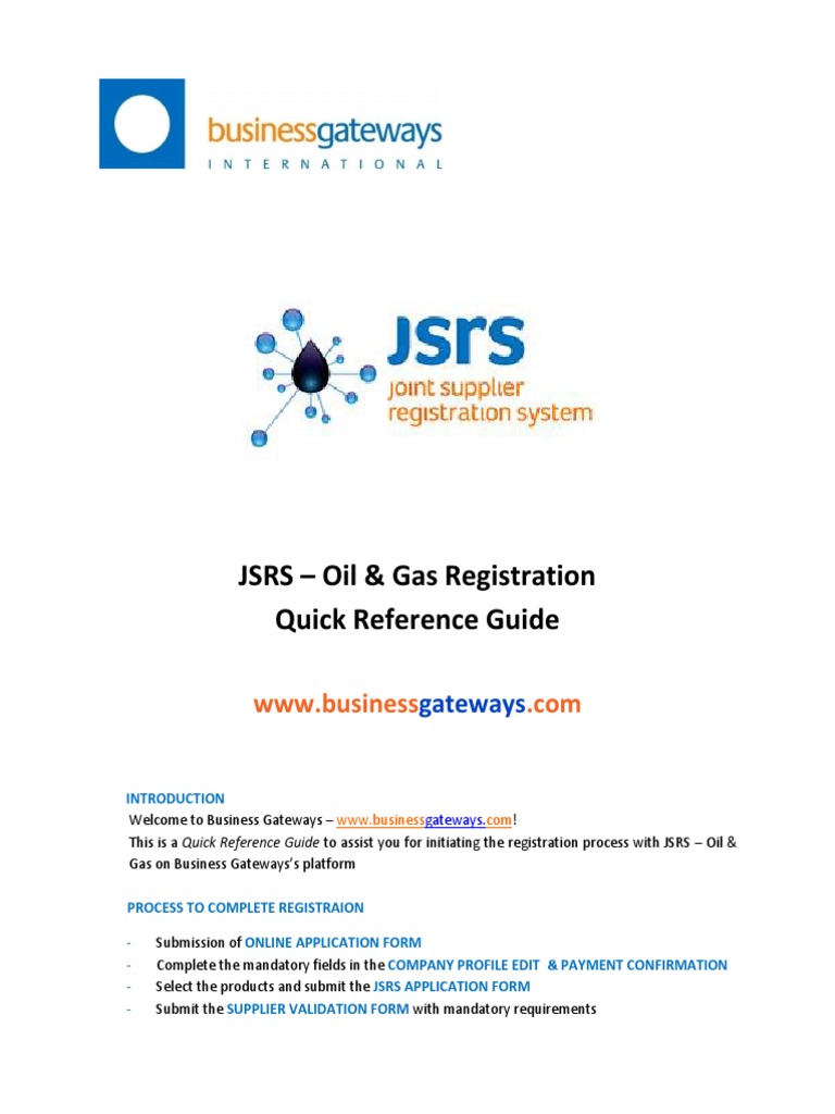 JSRS - Quick Reference Guide - Registration - 16 01 | PDF | World Wide Web | Internet & Web