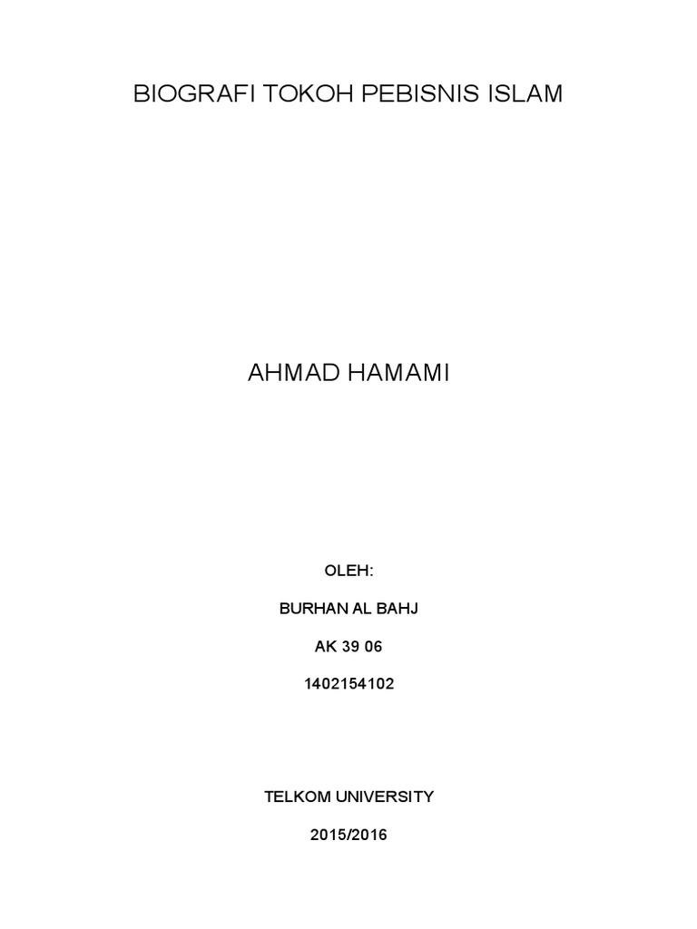 Biografi Tokoh Pebisnis Islam | PDF