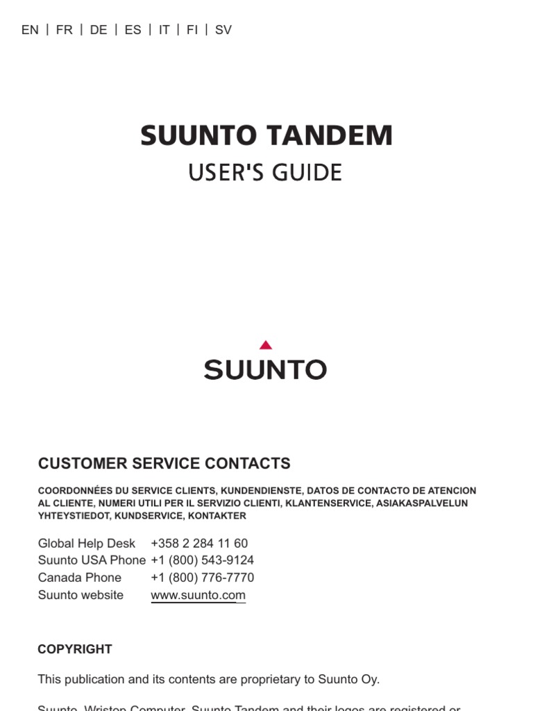 Tandem Userguide Multi | PDF