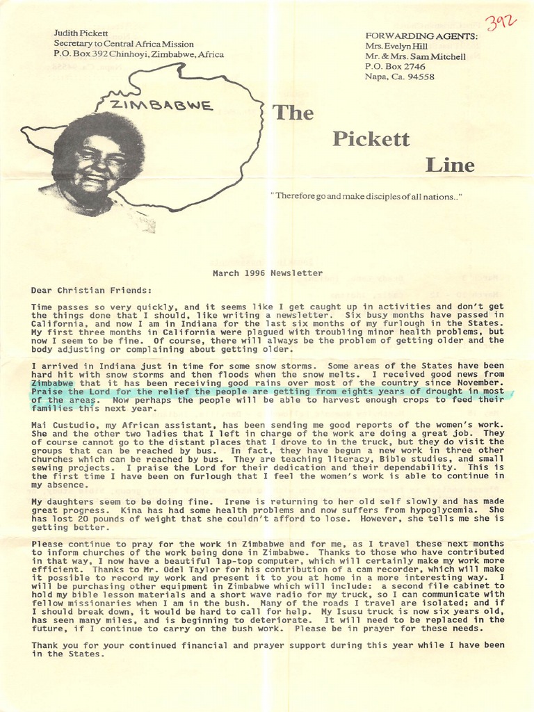 Pickett Judith 1996 Zimbabwe | PDF | Invoice | Wellness