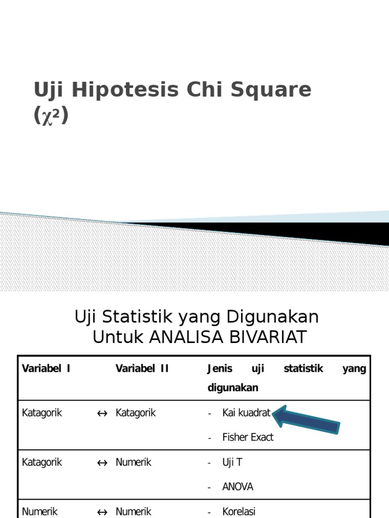 Uji Chi Square | PDF
