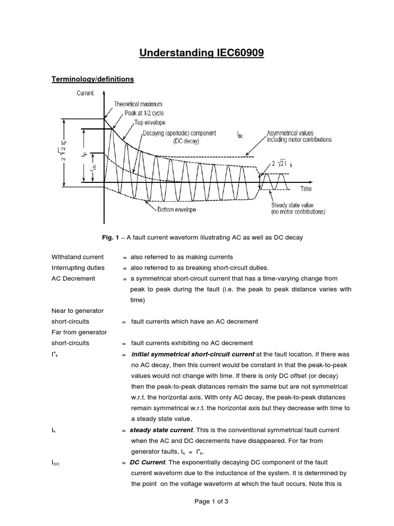 Understanding IEC 60909 | PDF