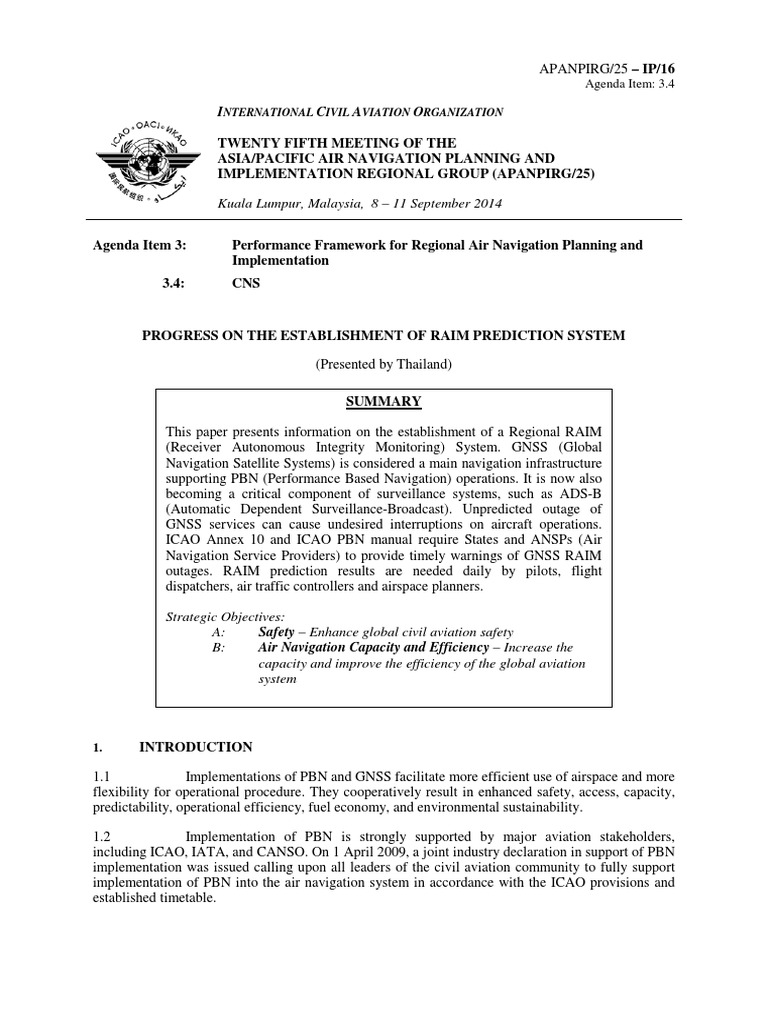 RAIM Algorithm Prediction | PDF | Aviation | Aerospace Engineering