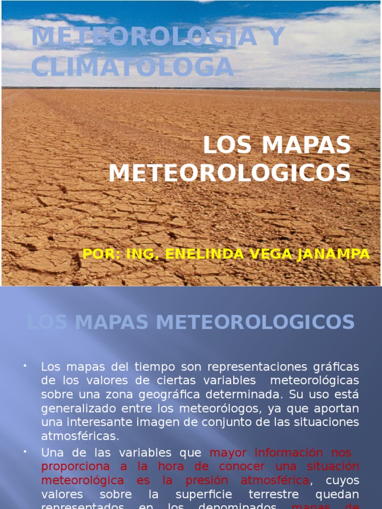 Clase N - 8 Mapas Meteorologicos | PDF | Velocidad del viento | Presión ...